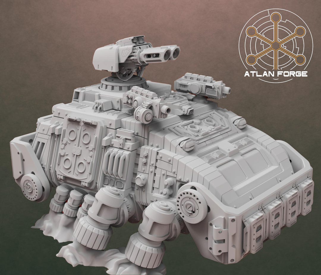Stegodon APC | Wargame Miniature | | Si-fi Fantasy Wargaming RPG | Kit ...