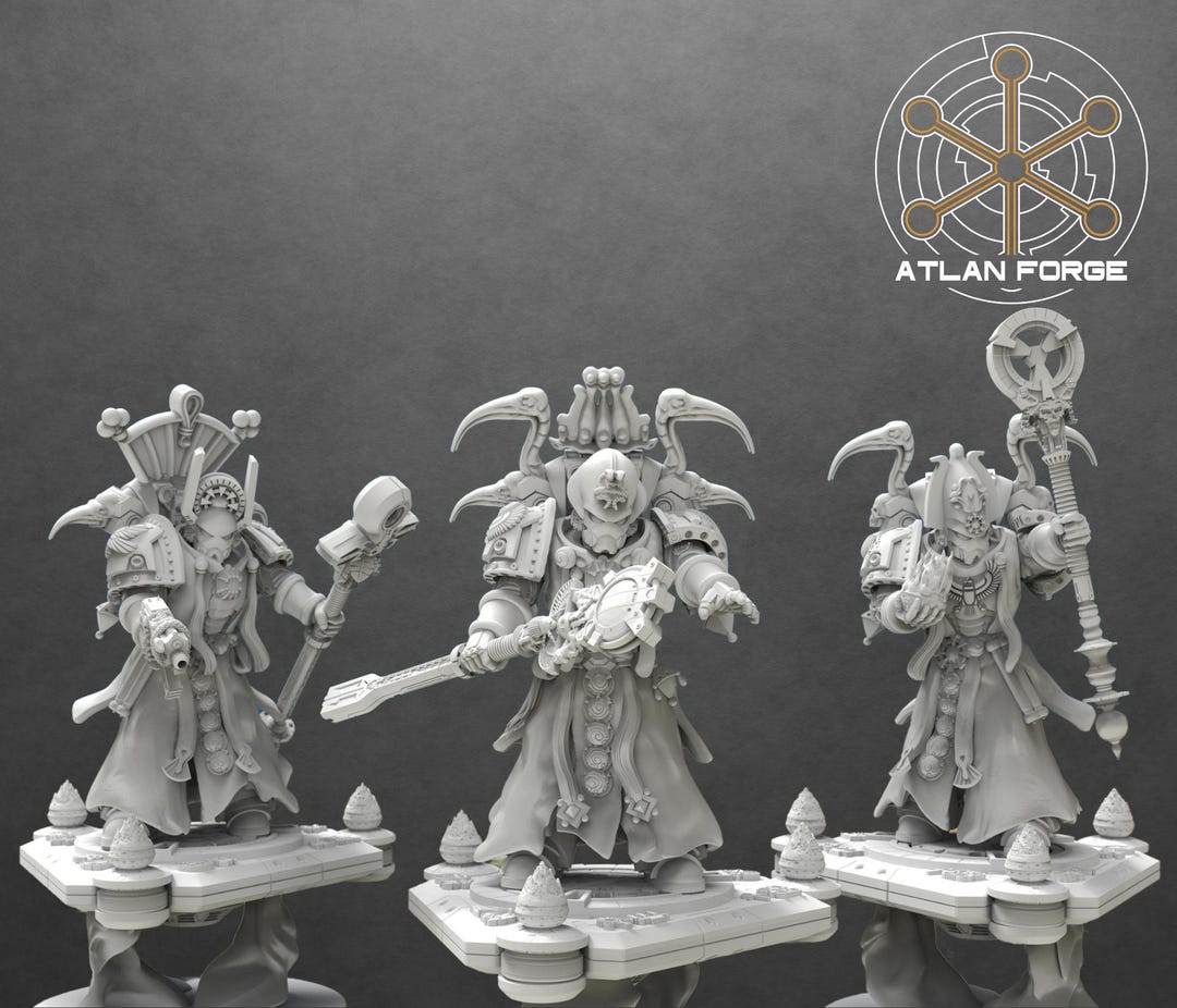 Aegyptus Mages | Wargame Miniature | Si-fi Fantasy Wargaming RPG | Kit ...