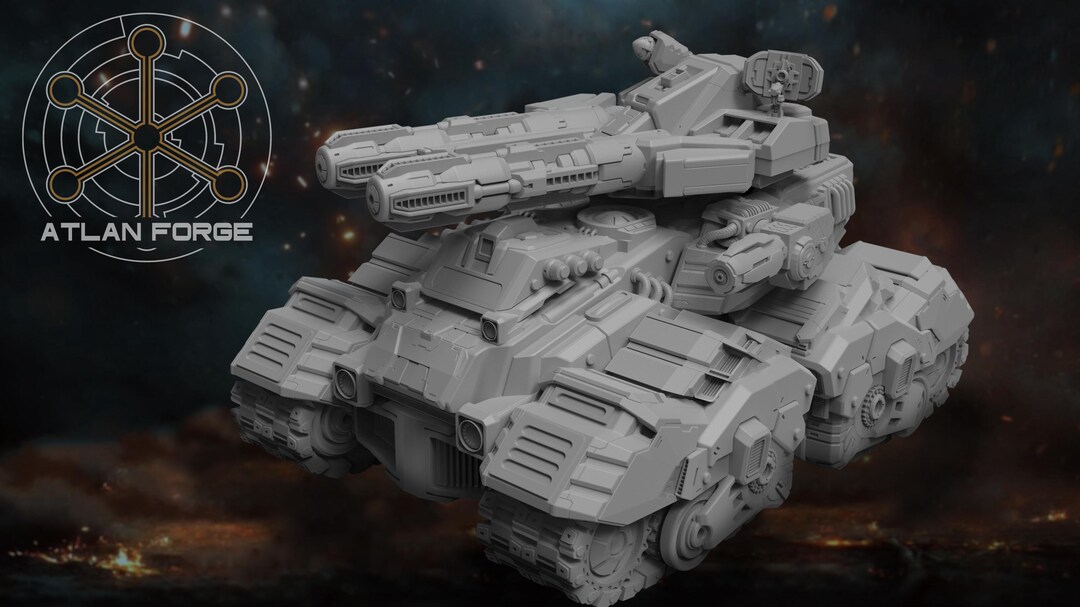 Smilodon Tank – Ferocious Armored Battle Tank Miniature for Sci-fi ...