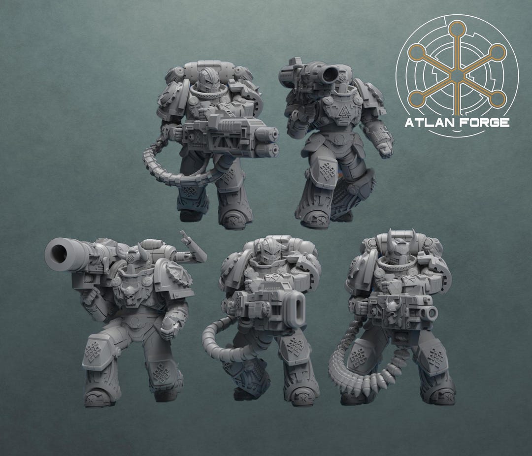 Asgardian Demolishers | Wargame Miniature | Si-fi Fantasy Wargaming RPG ...
