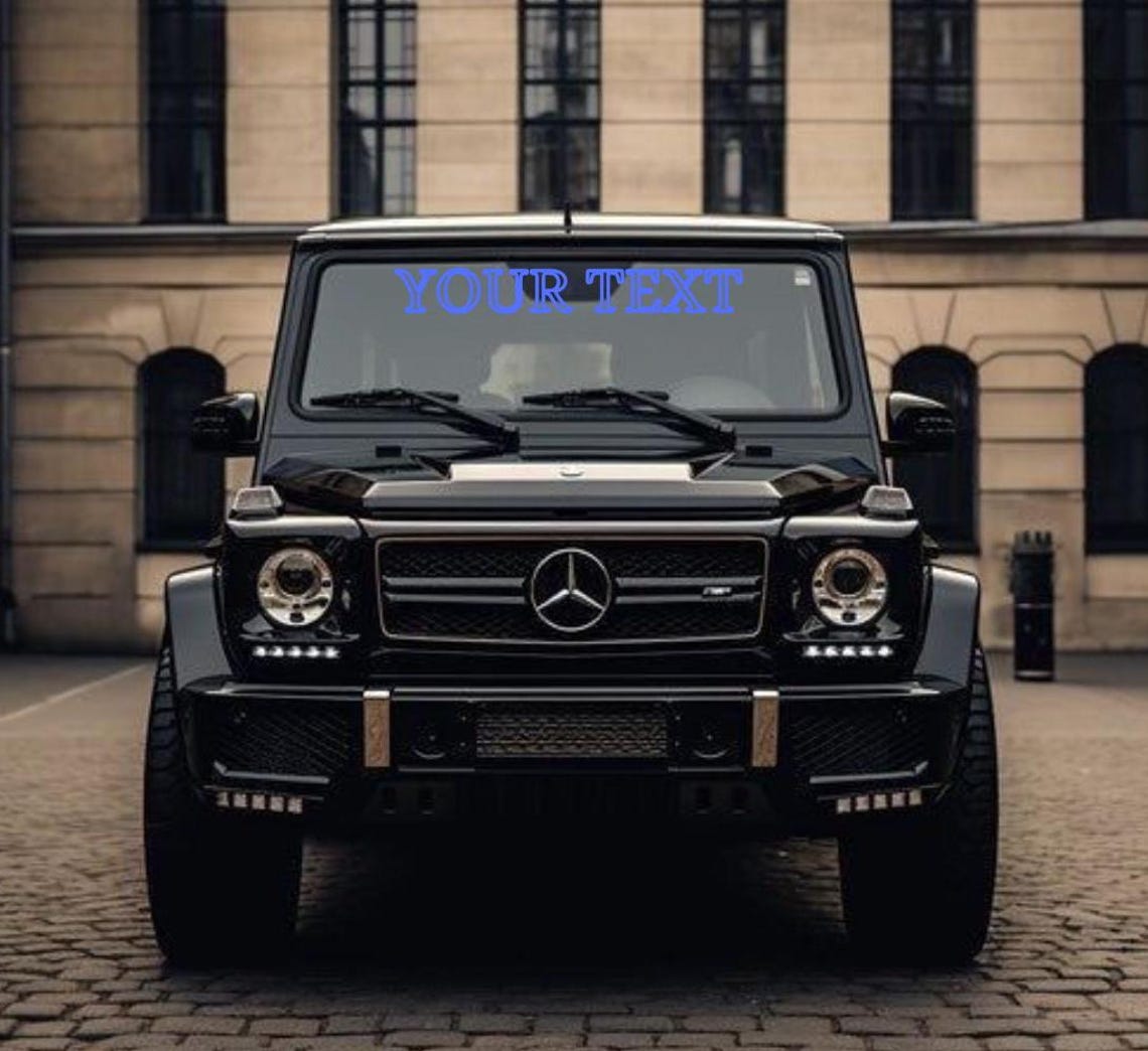 Personalized Windshield Text Decal Custom Windshield Banner Sticker UV ...
