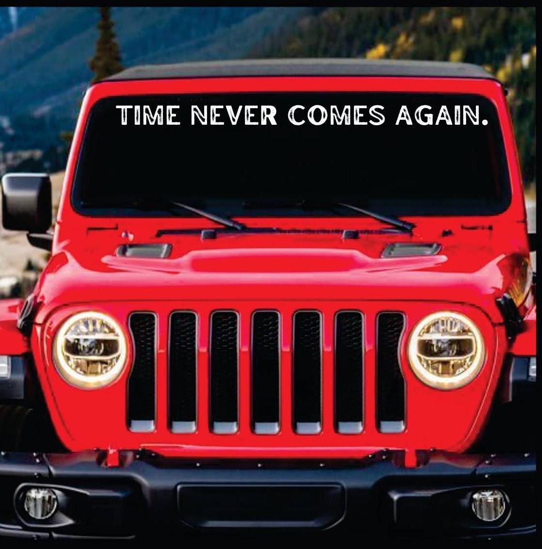 Personalized Windshield Text Decal Custom Windshield Banner Sticker UV ...