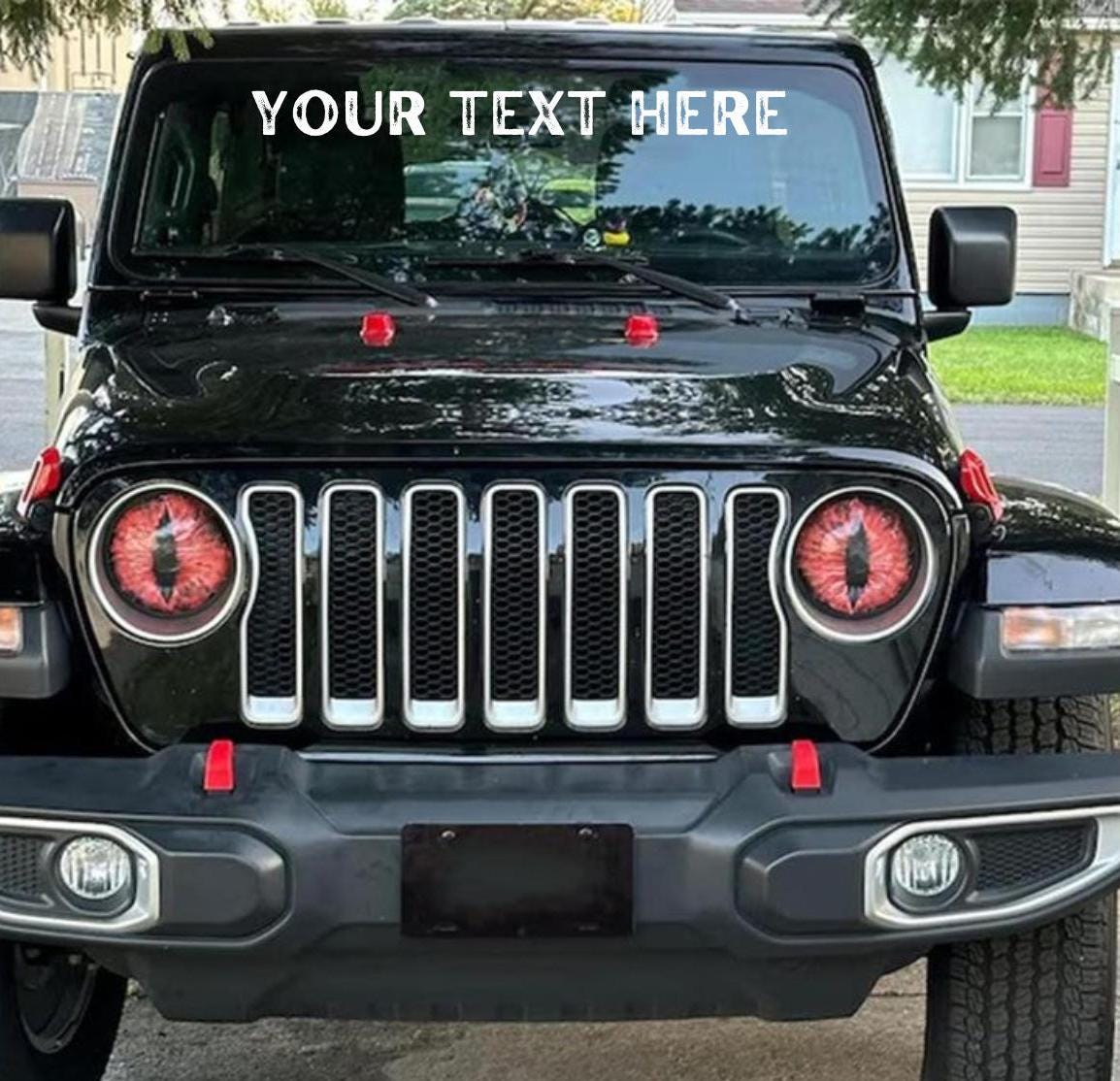 Personalized Windshield Text Decal Custom Windshield Banner Sticker UV ...