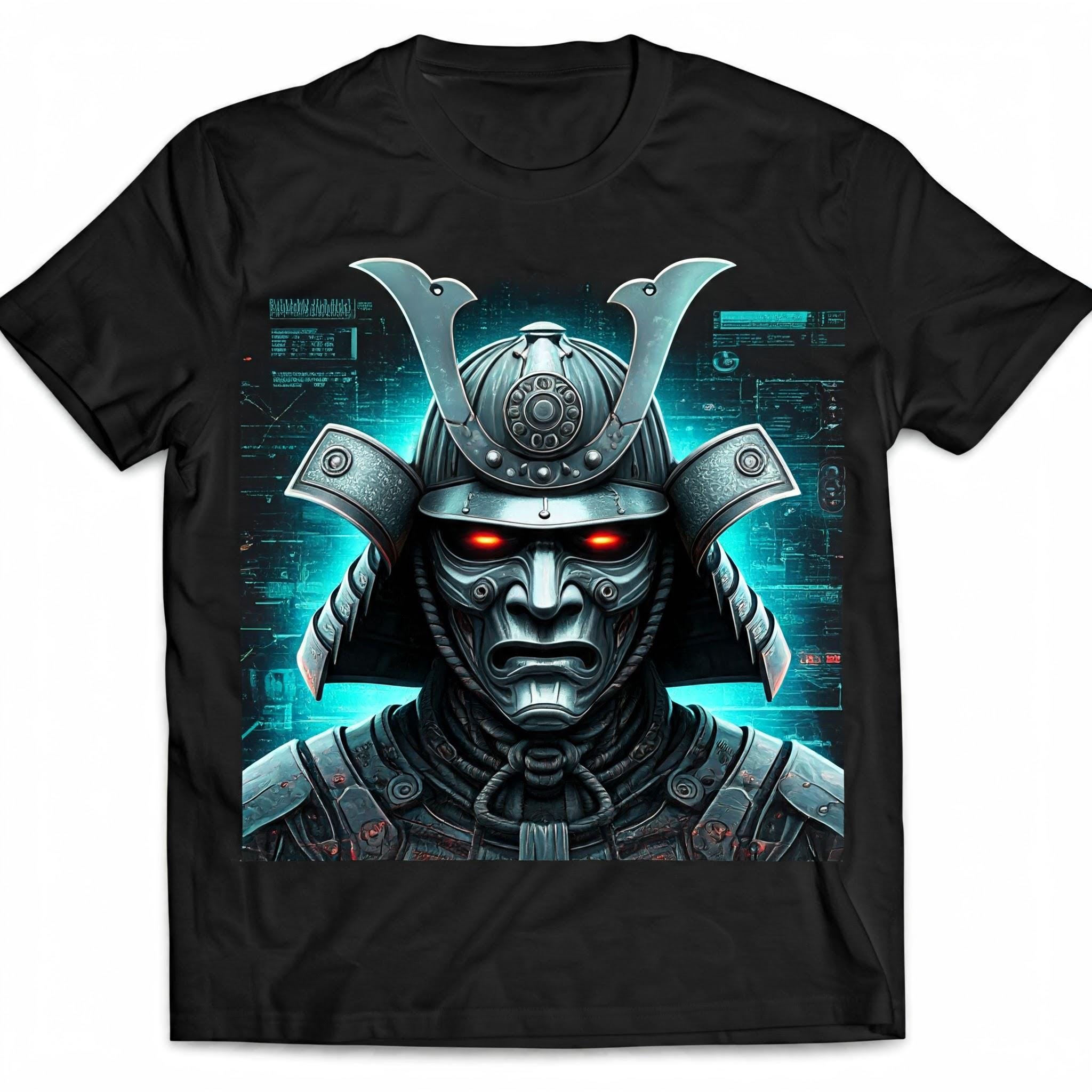 Cyberpunk - Samurai T-shirt Design 200 Pack Bundle, PNG Files, Custom ...