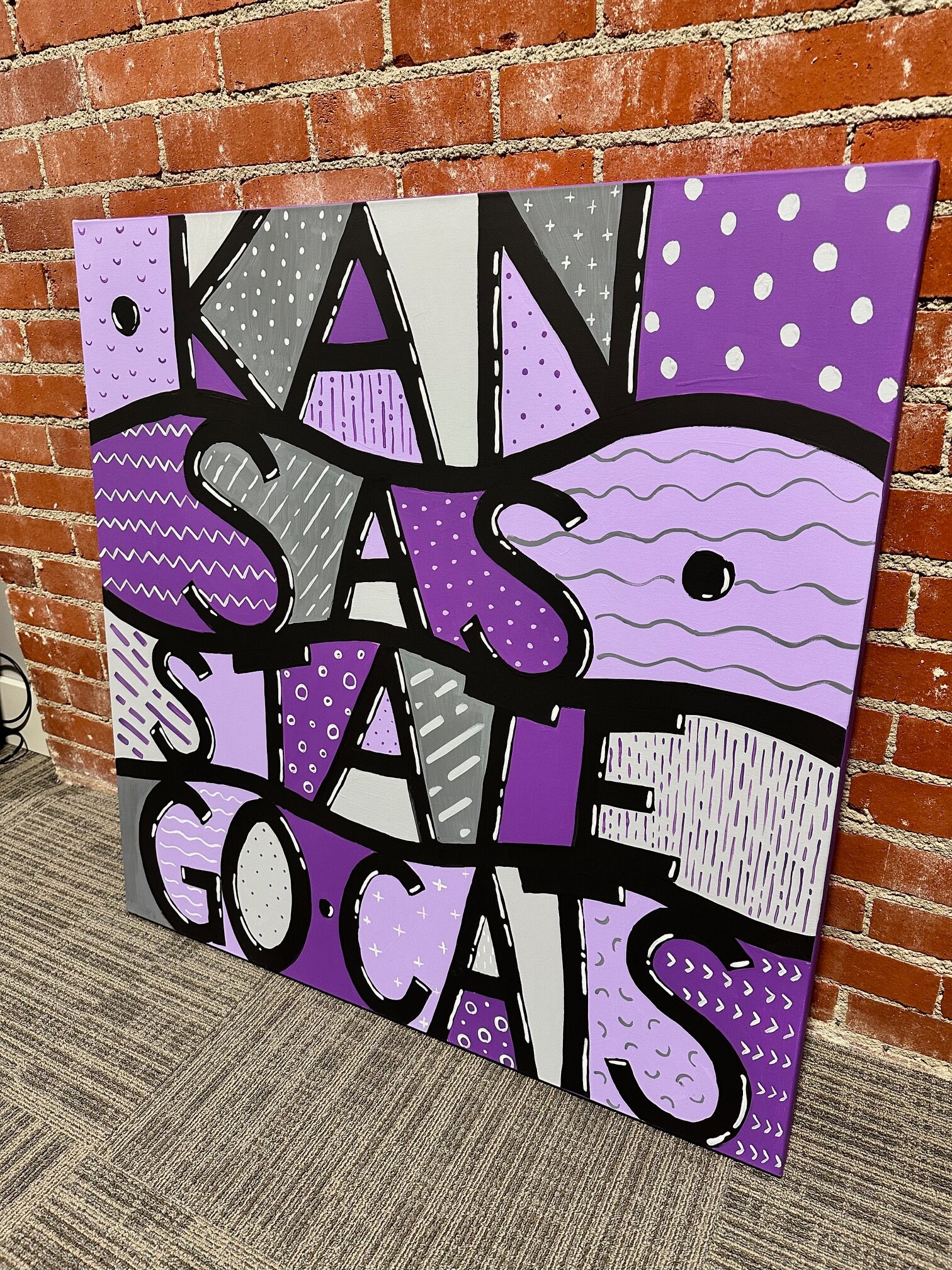 K-state Kansas State University Custom Graphic Sign - Etsy