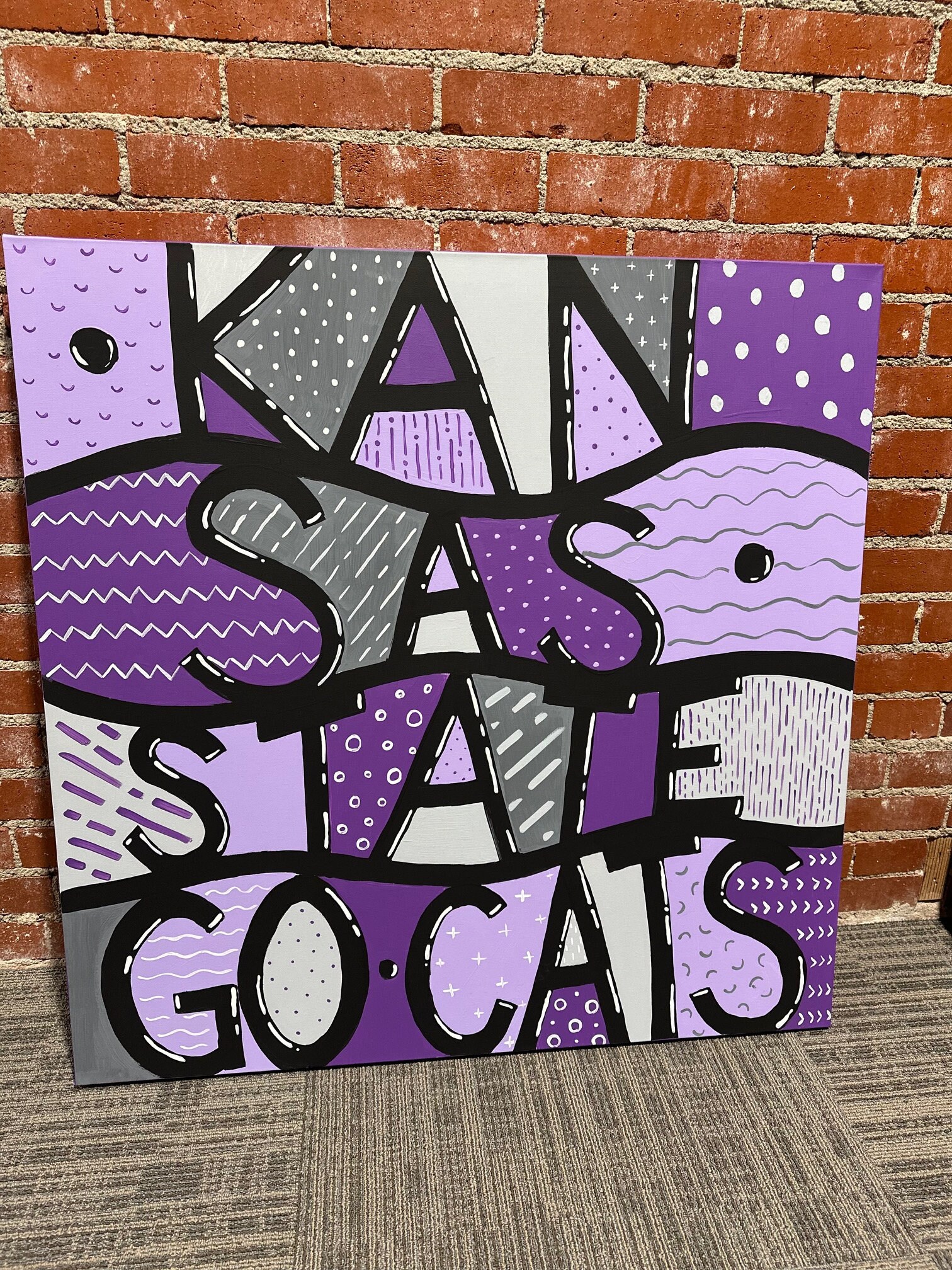 K-state Kansas State University Custom Graphic Sign - Etsy