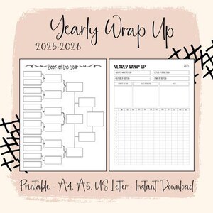 Printable Reading Journal 2025-2026 Track Your Reading Journey Monthly ...