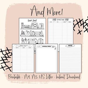 Printable Reading Journal 2025-2026 Track Your Reading Journey Monthly ...