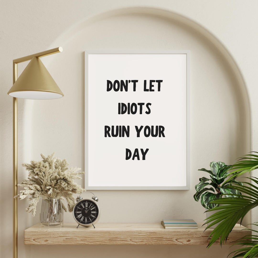 Funny Office Wall Print, PRINTABLE. Office Wall Art Made With Humor ...