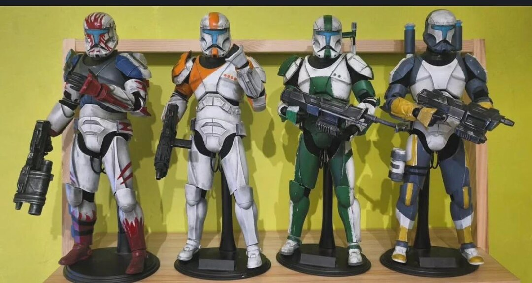 1.6 Star Wars Delta Clone Commando Set X4 - Etsy