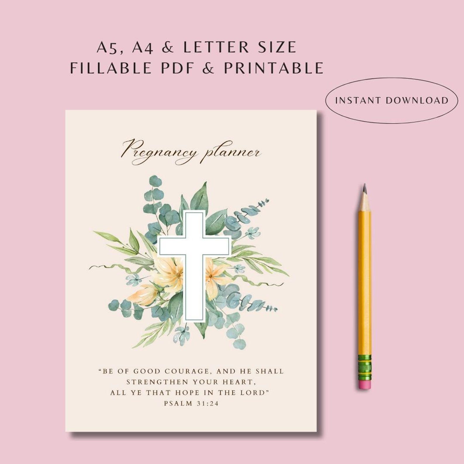 Pregnancy Planner Printable, Printable Pregnancy Journal, Expecting Mom ...