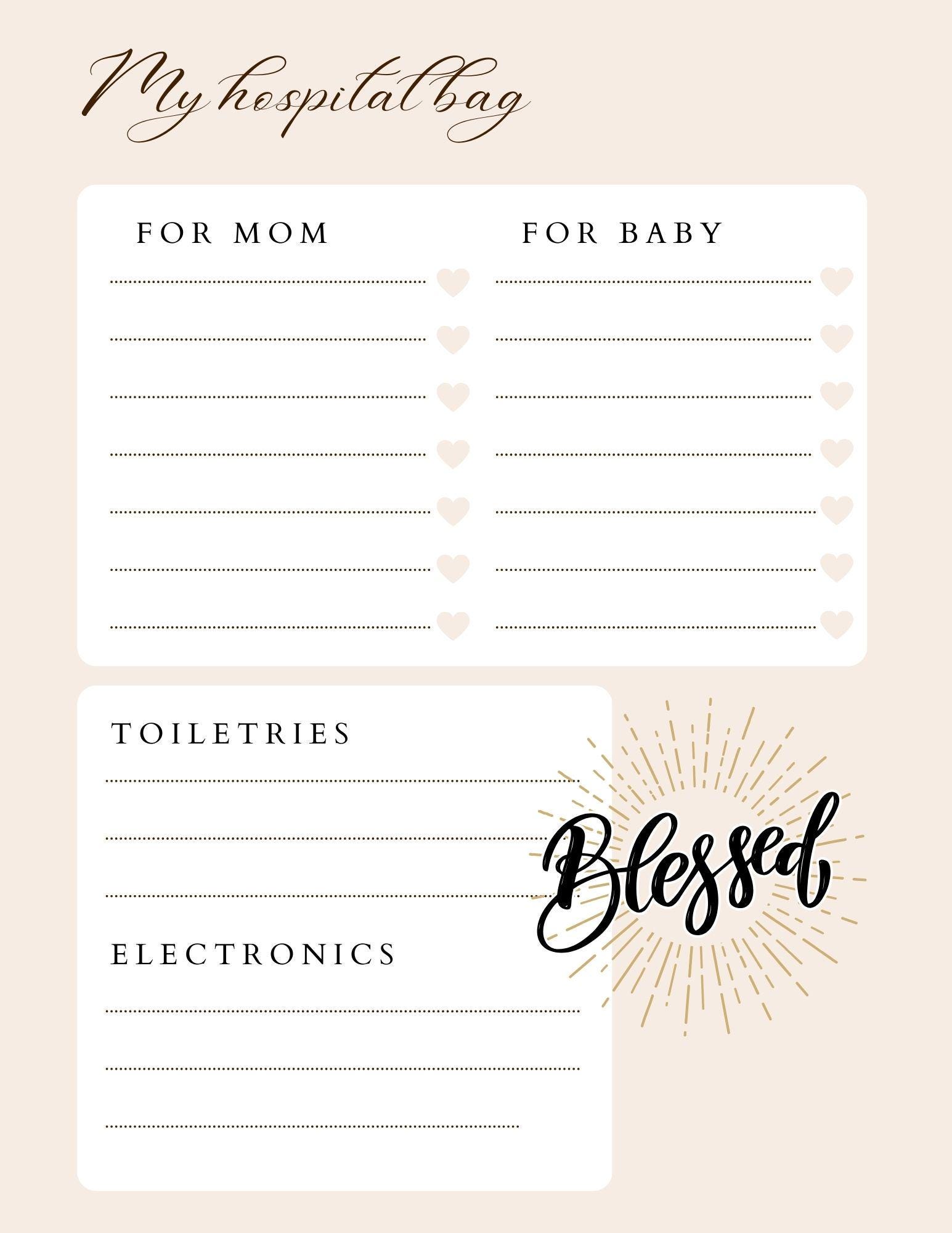 Pregnancy Planner Printable, Printable Pregnancy Journal, Expecting Mom ...