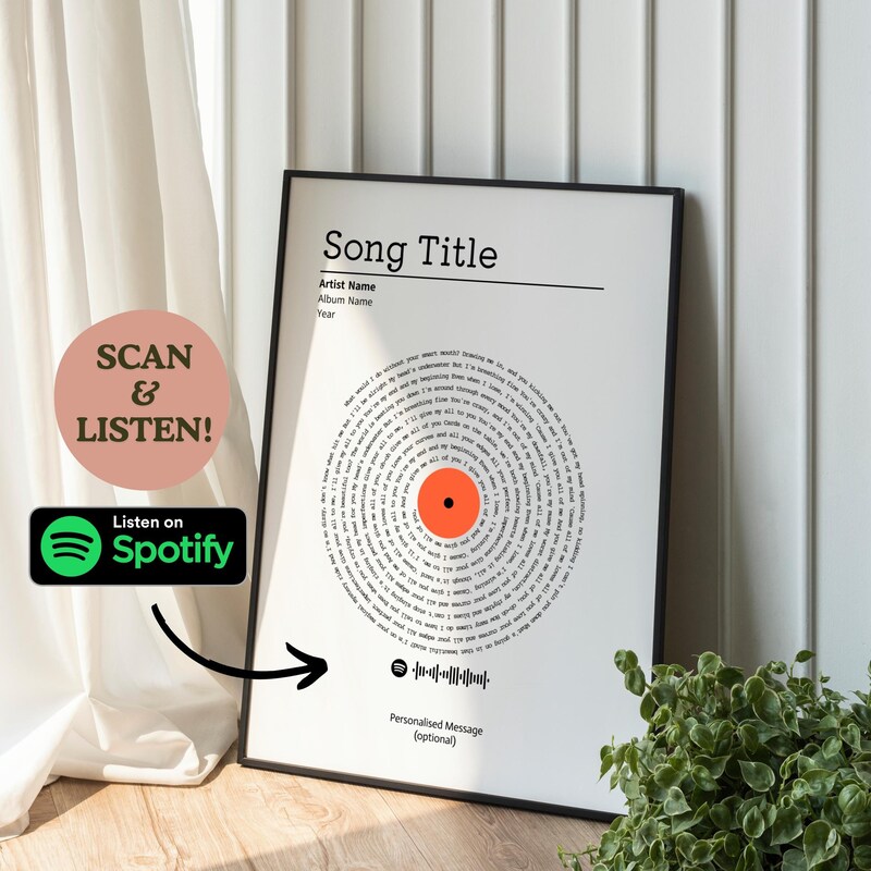 Custom Song Lyrics - Etsy