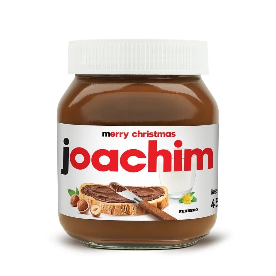 Personalised Celebrations PRINTABLE HAZELNUT Jar Label Digital File ...