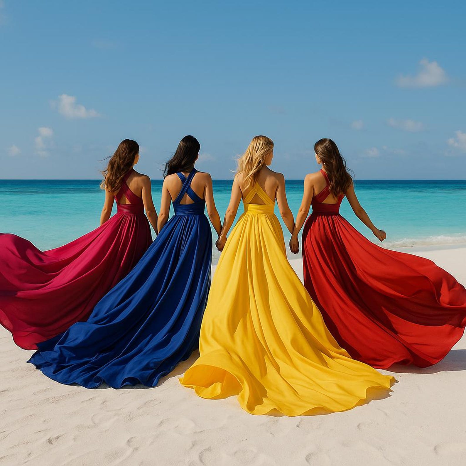 Long Flying Dress for Photoshoot Dramatic Flowy Dress Brown Gold Long Flying Dress Photoshoot ...