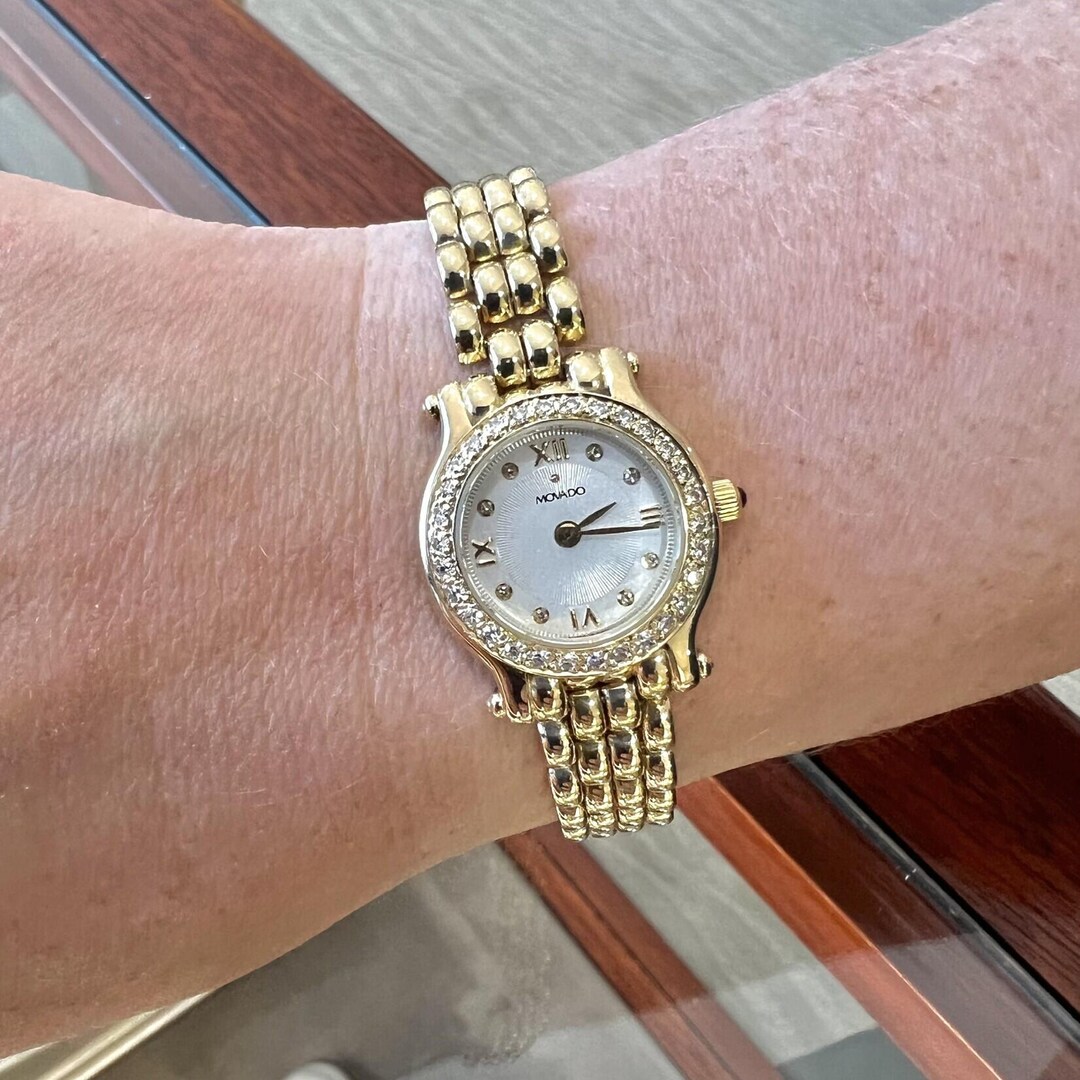 14k Yellow Solid Gold Ladies Watches - Etsy