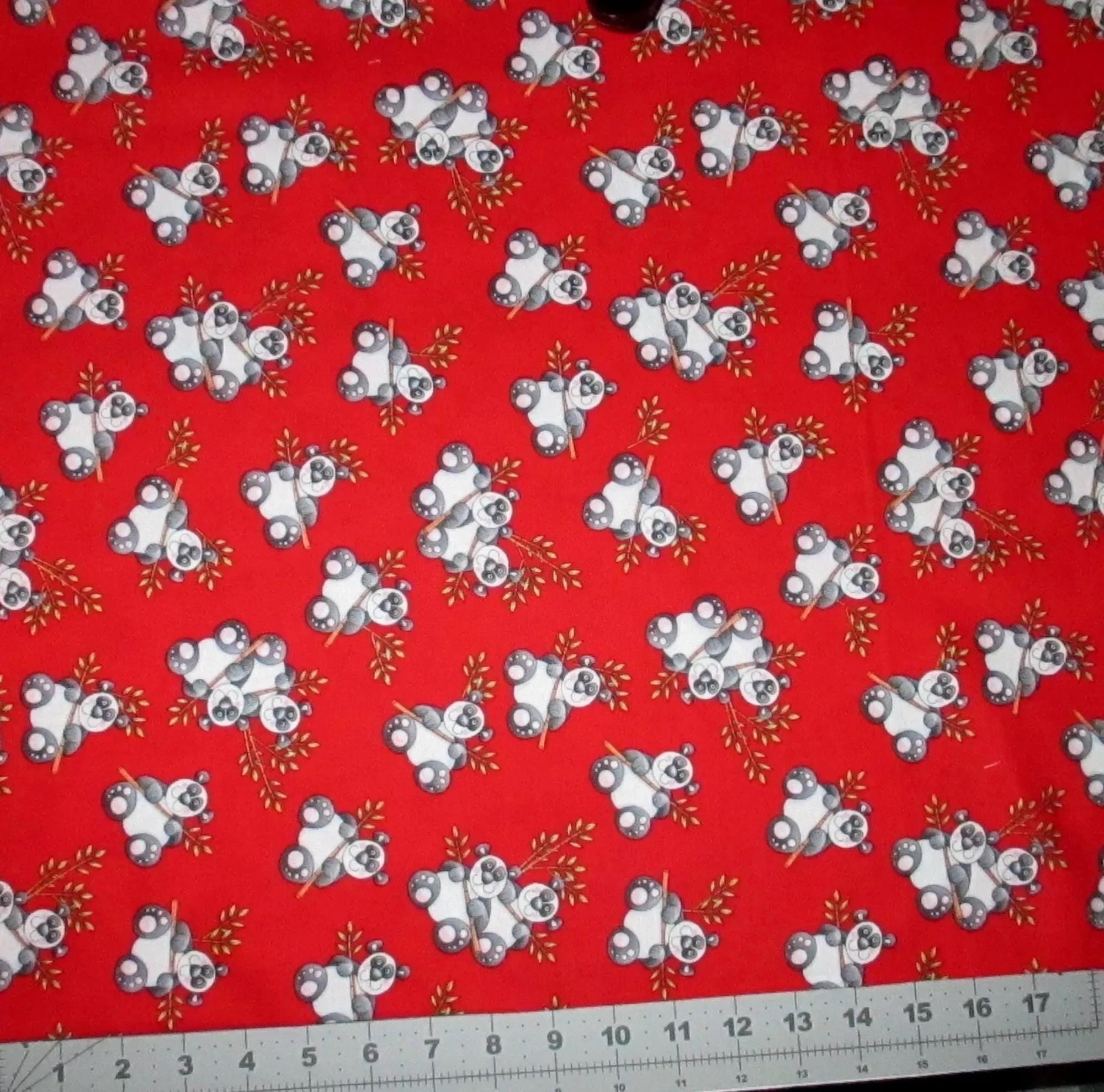 Henry Glass Noah's Story Ark Red Panda Bear Quilting Fabric Quilt ...