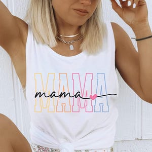 Mama SVG: Trendy Mom Life Shirt Design (digital Download) - Etsy