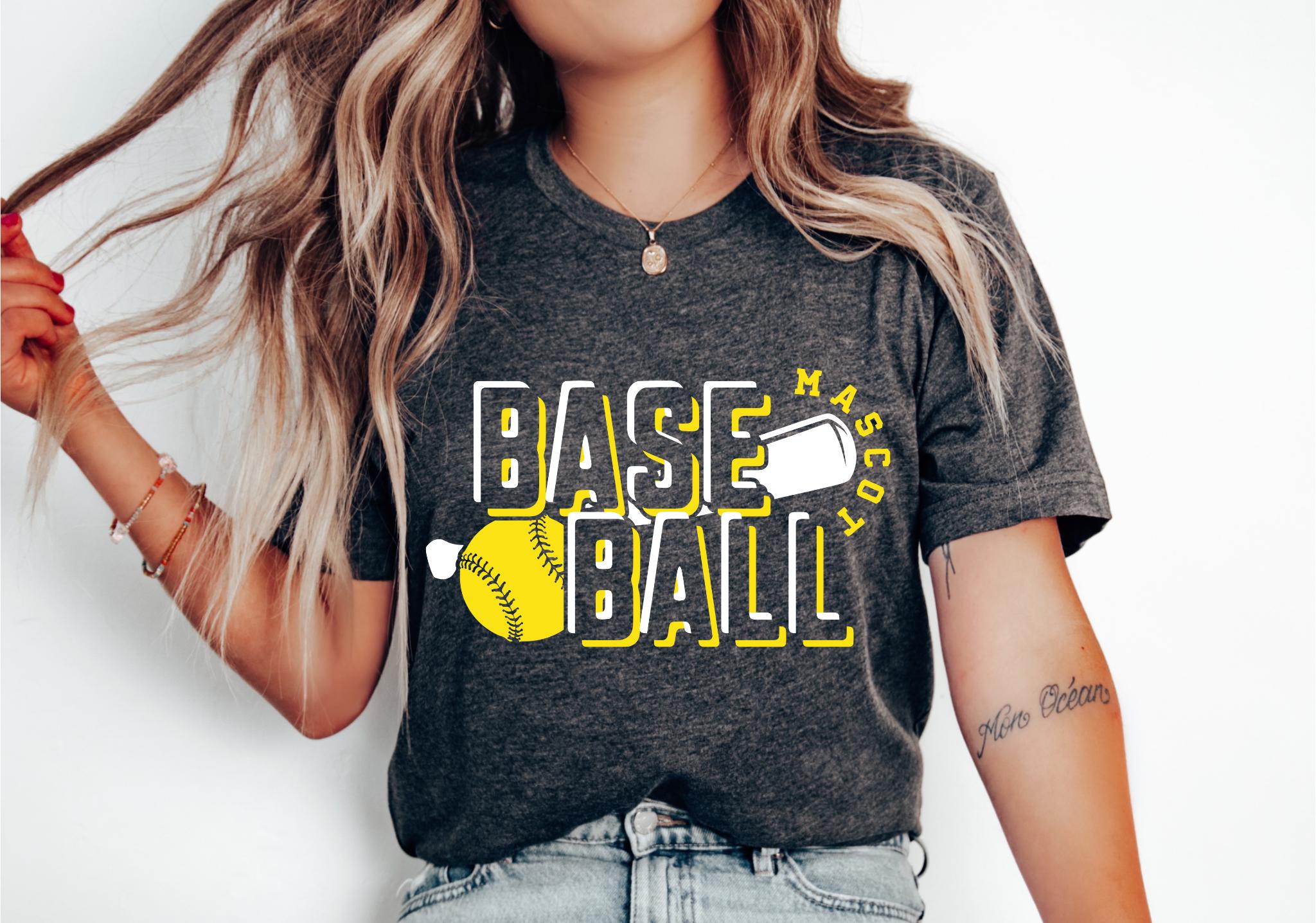 Baseball Team SVG PNG: Mascot Template, Baseball Mom Shirt (digital ...