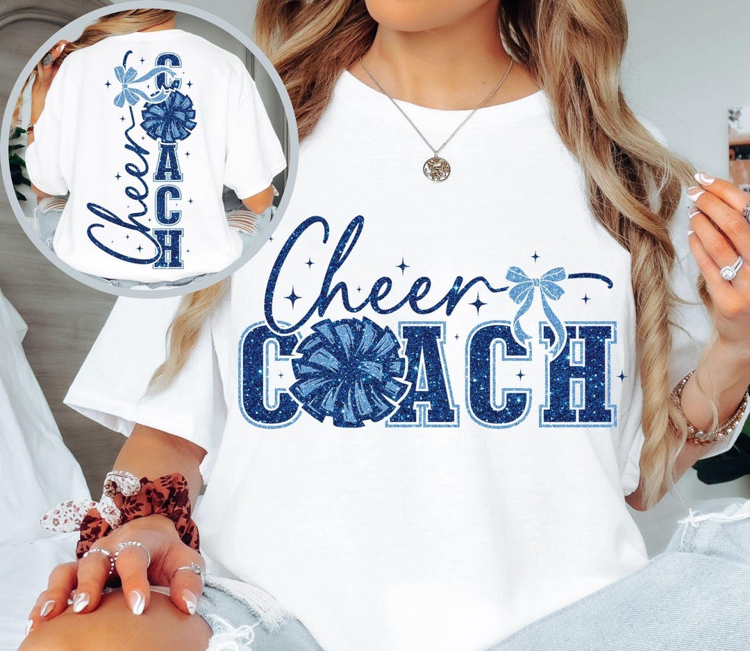 Cheer Coach SVG Bundle: Cheerleading Graphics for Shirts (digital ...