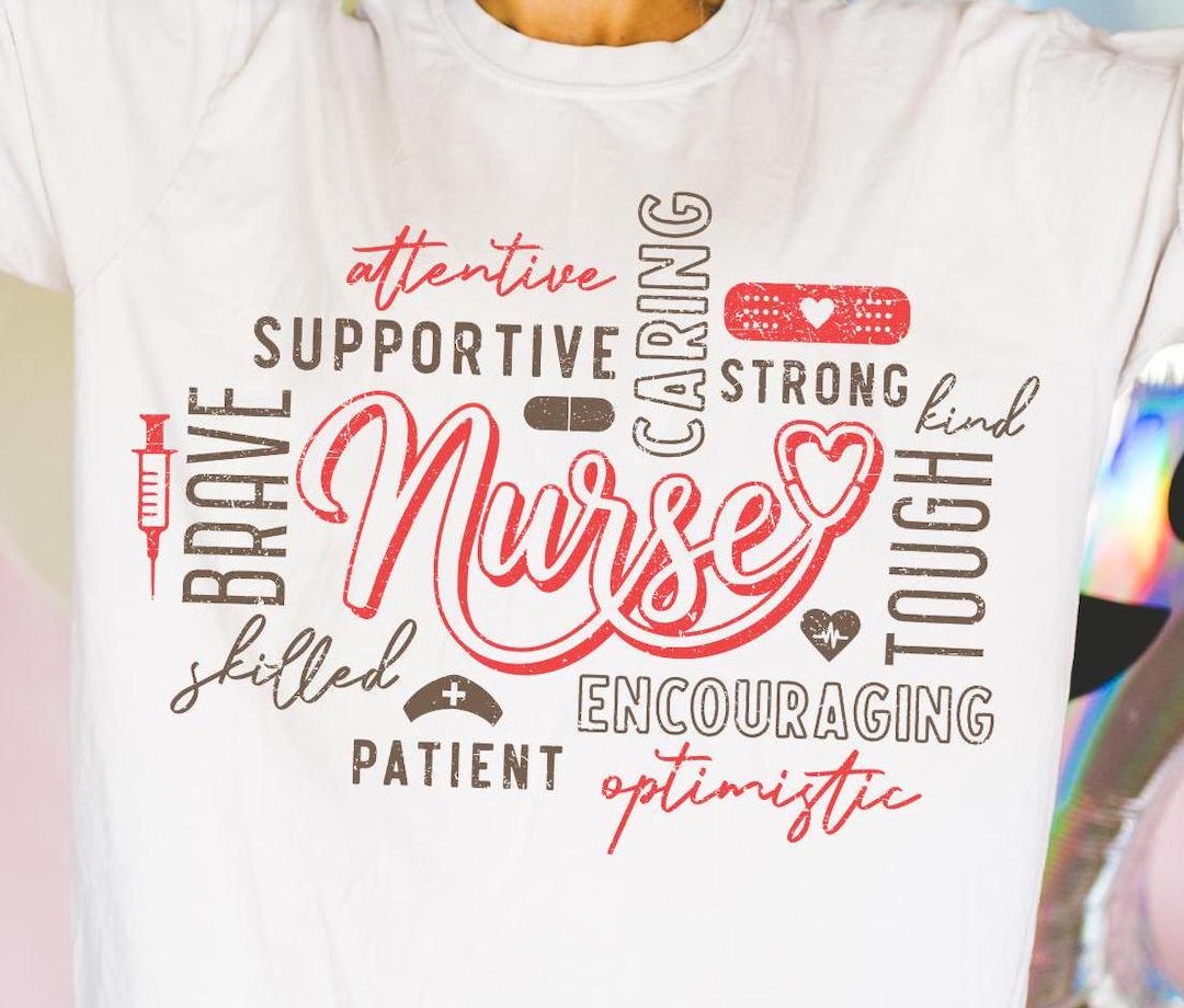 Nurse Word Art SVG: Stethoscope, Cricut Cut File (digital Download) - Etsy