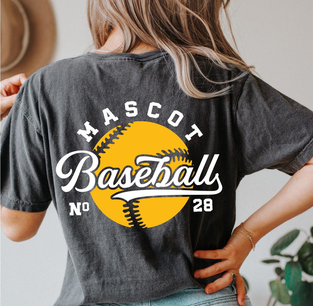Baseball SVG PNG, Baseball Mascot Svg, Baseball Team Template, Mascot ...