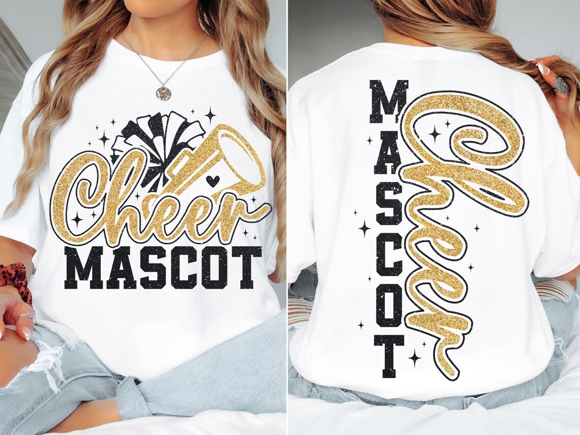 Cheerleading SVG Bundle: Cheer Mom, Pom Poms, Megaphone (digital Files ...