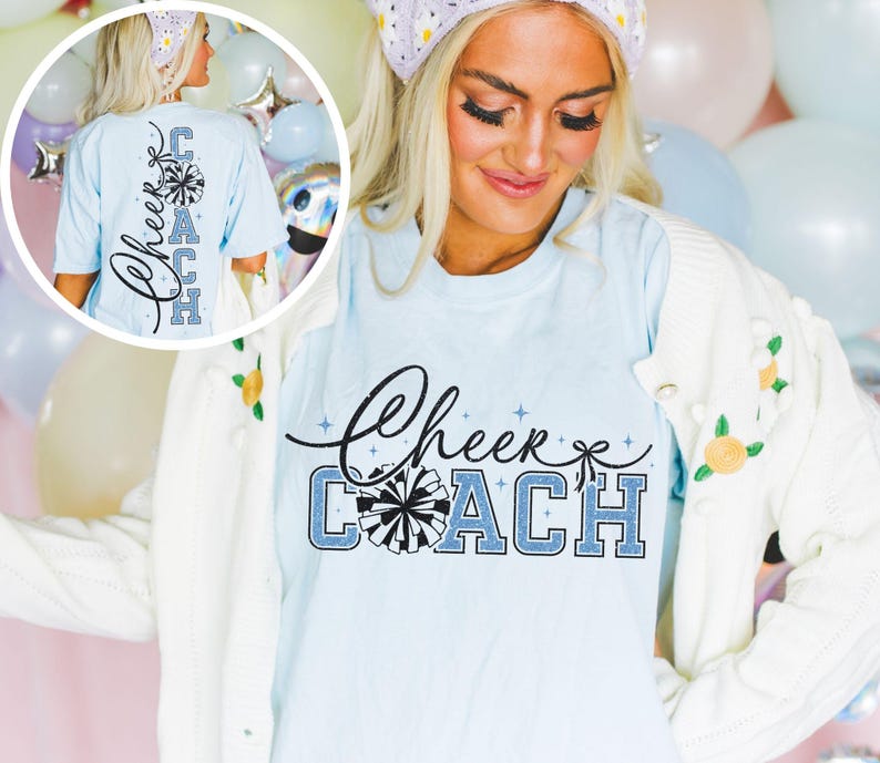 Cheer Coach SVG Bundle: Cheerleading Graphics for Shirts (digital ...