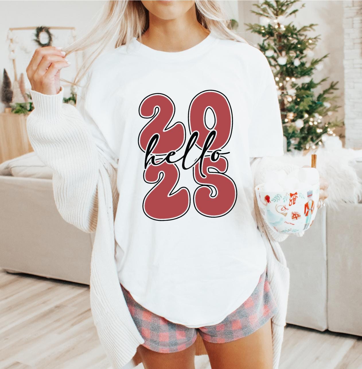 Hello 2025 SVG PNG, New Year Svg Png, New Years Eve Svg Png, Varsity ...