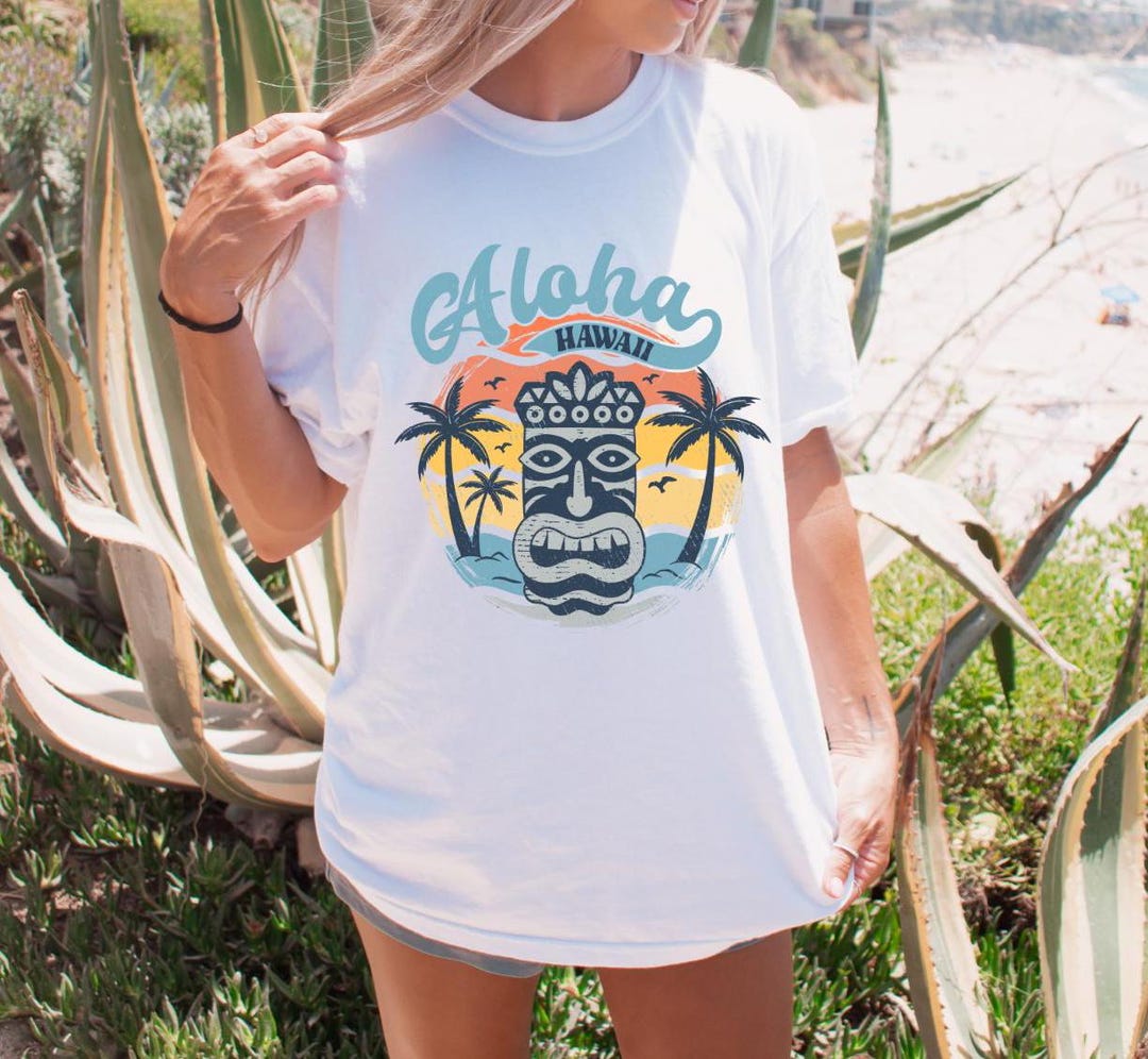 Aloha Hawaii PNG, Summer Png, Varsity Aloha Png, Hawaii Png, Retro ...