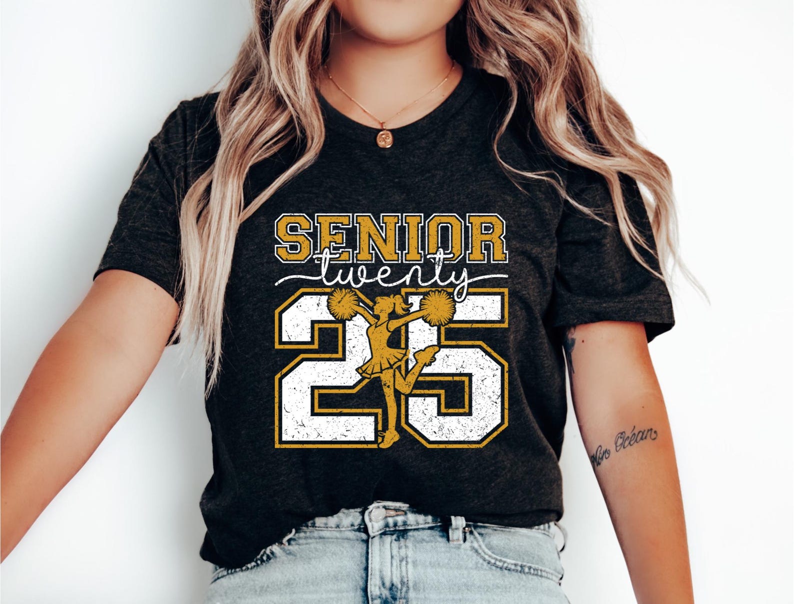 Cheer Senior 2025 SVG PNG: Graduation Shirt Design (digital Download ...