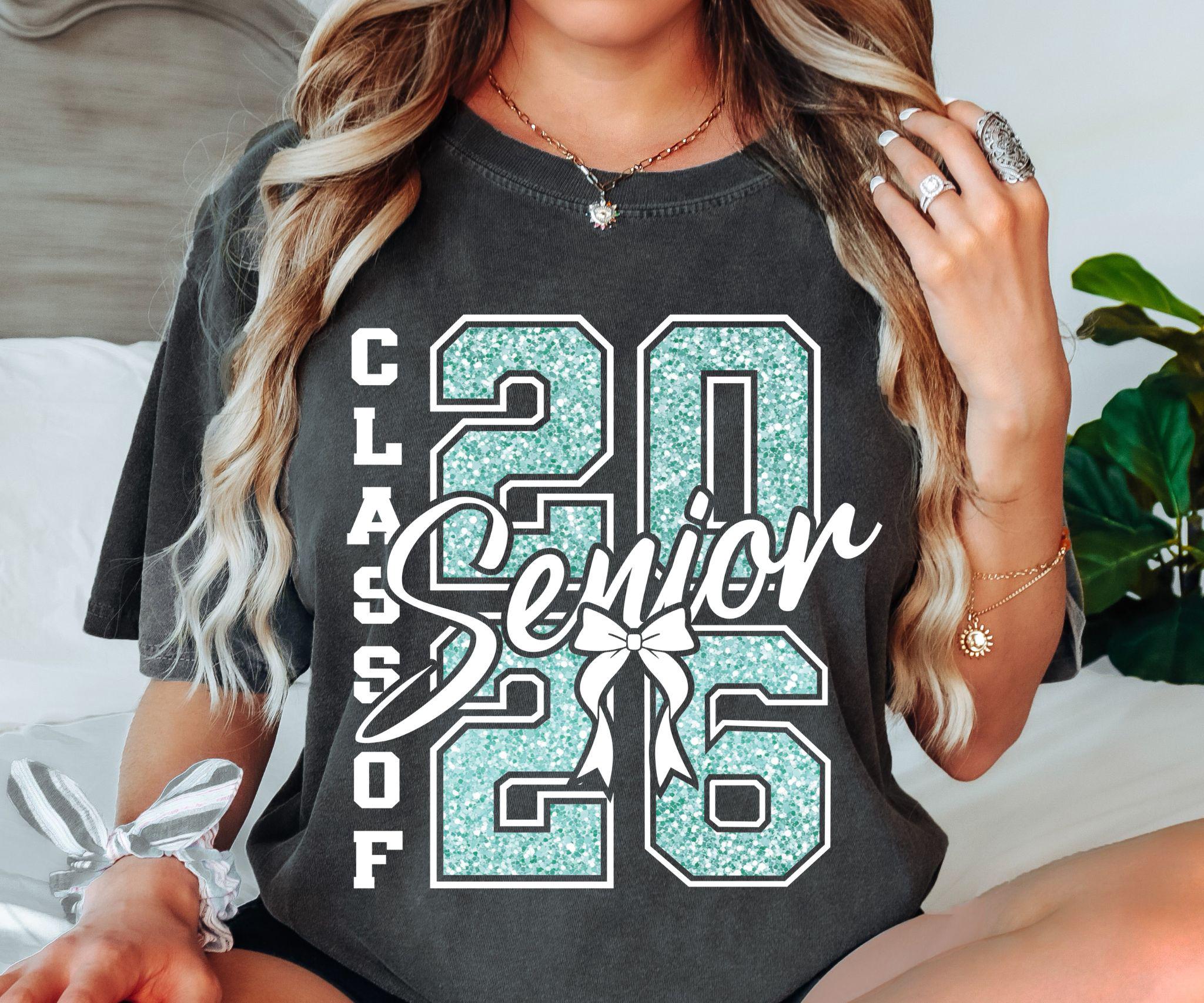 Senior Class of 2026 SVG Png Glitter Png Senior 2026 PNG Senior Class ...