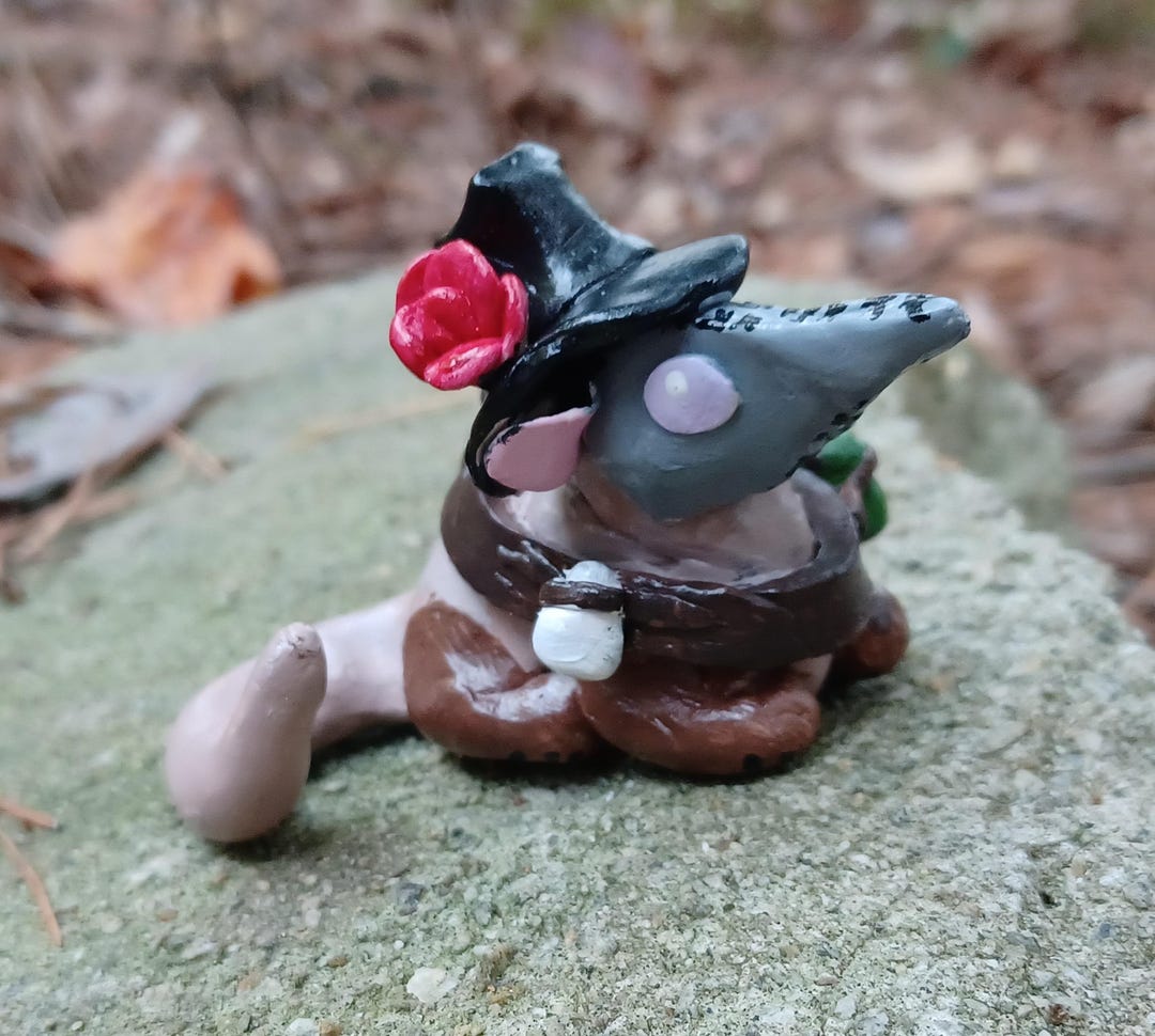 Plague Doctor Ferret Figurine. - Etsy