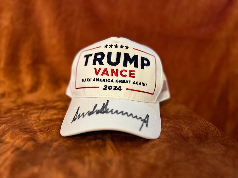 Signed Trump Hats; Donald Trump Signed Hat; MAGA Hat; Signed MAGA Hat ...