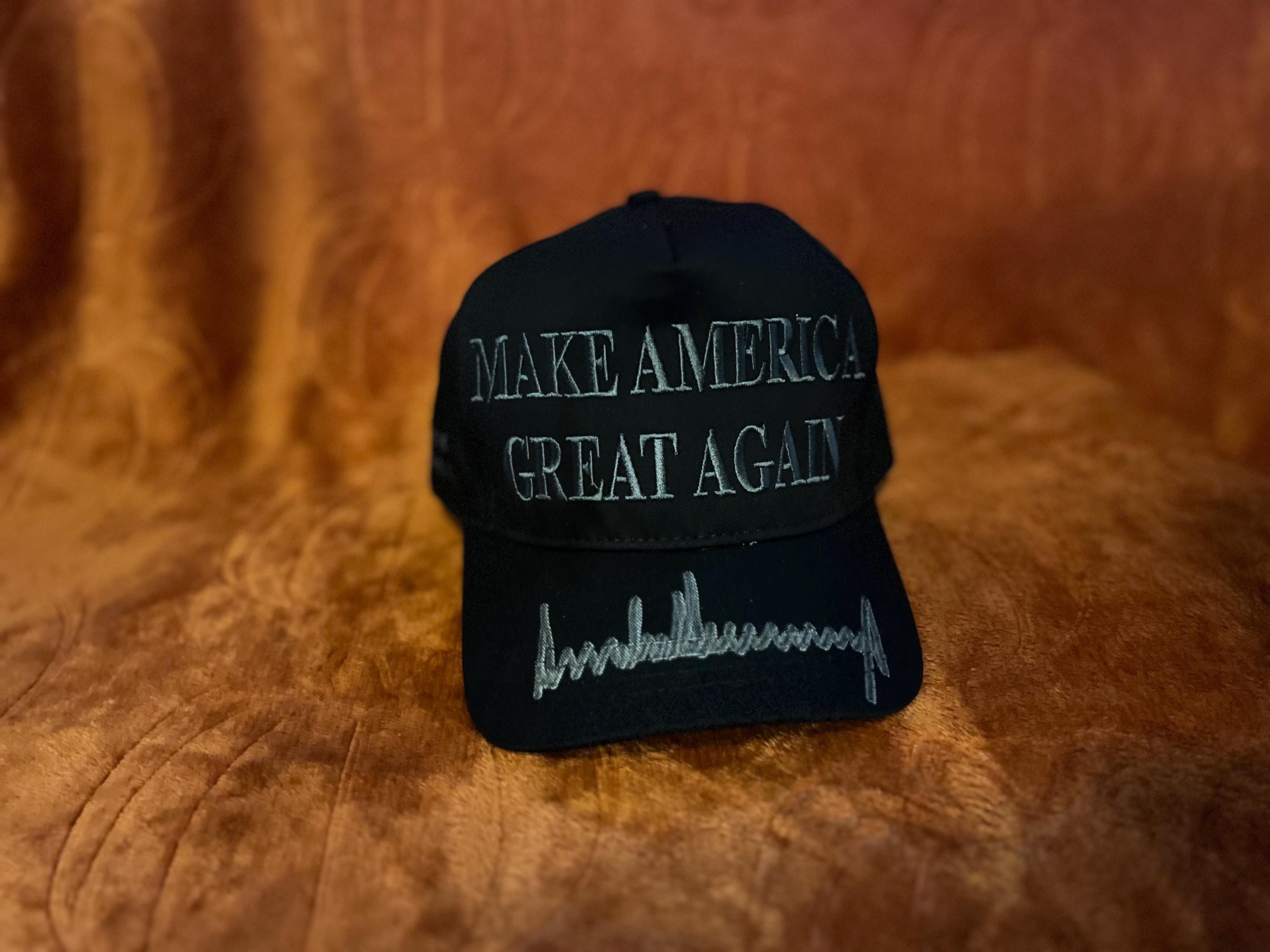 Signed Trump Hats; Donald Trump Signed Hat; MAGA Hat; Signed MAGA Hat ...