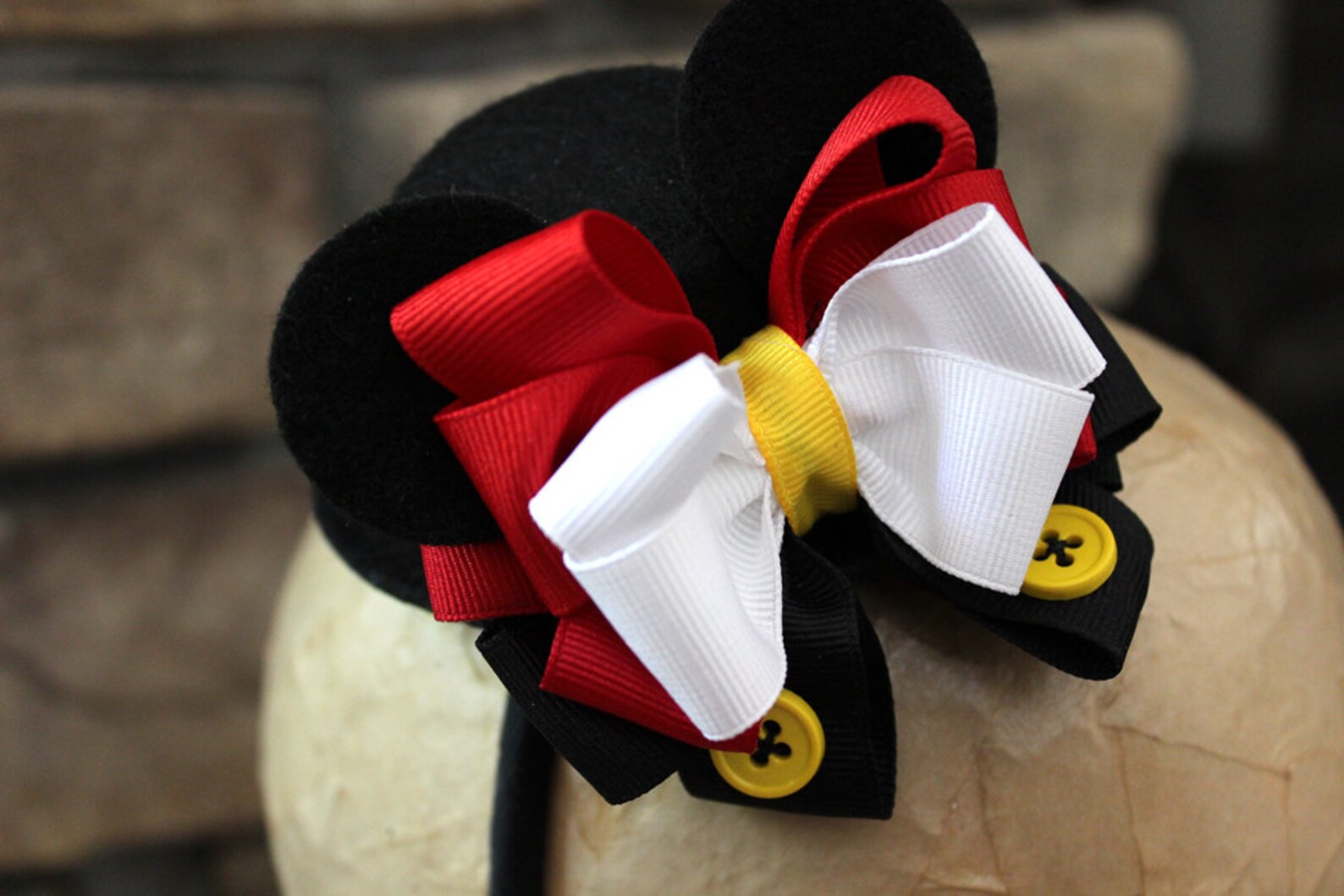 Mickey Mouse Ears Hat_ Mickey Mouse Ears Headband Disney Bow - Etsy
