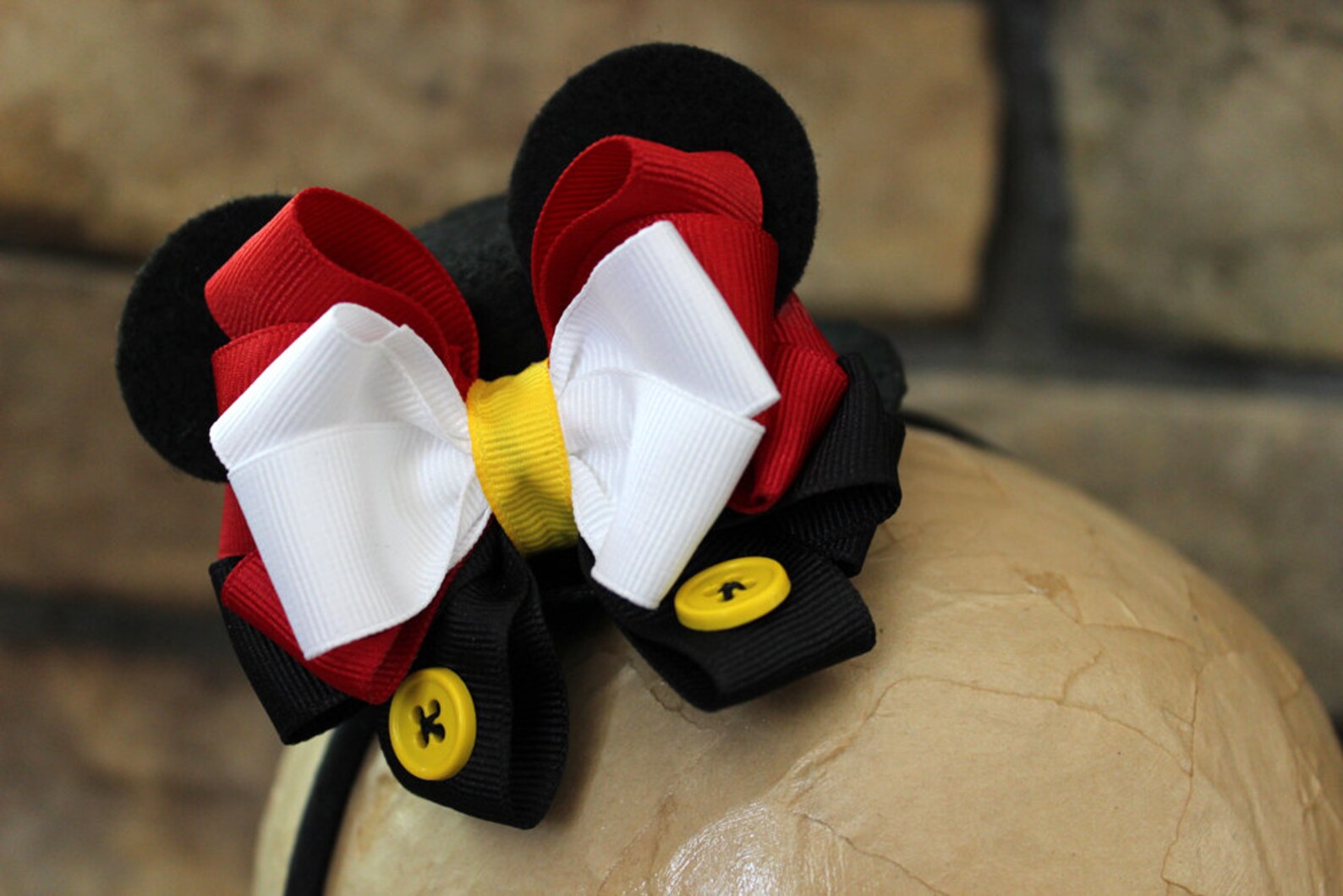 Mickey Mouse Ears Hat_ Mickey Mouse Ears Headband Disney Bow - Etsy