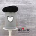Steamboat Willie Mickey Mouse Inspired Hat,vintage Black and White Felt ...
