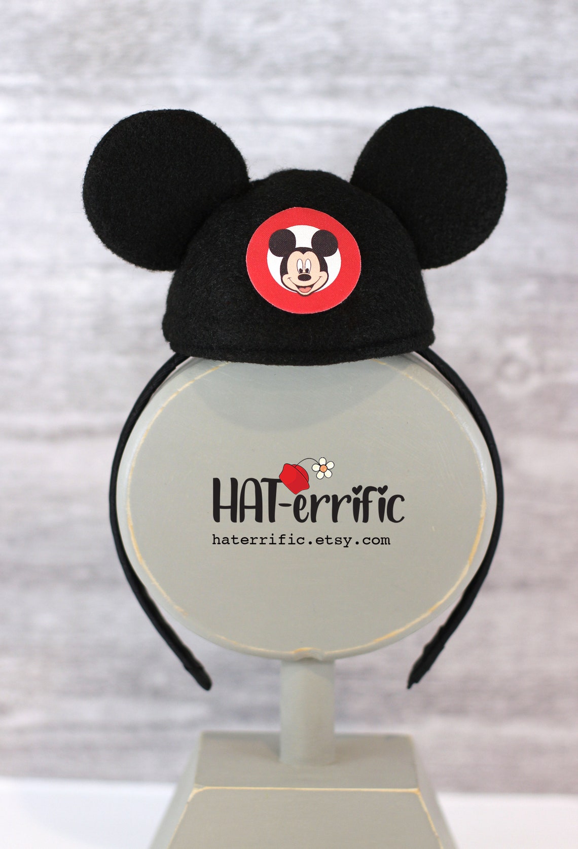 Mouseketeer Black Mickey Ears Mini Hat, Mickey Mouse Club, Vintage ...