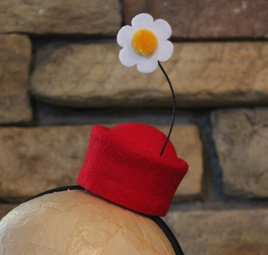 Classic Minnie Mouse Mini Hat, Retro Minnie Headband, Disney Hat ...