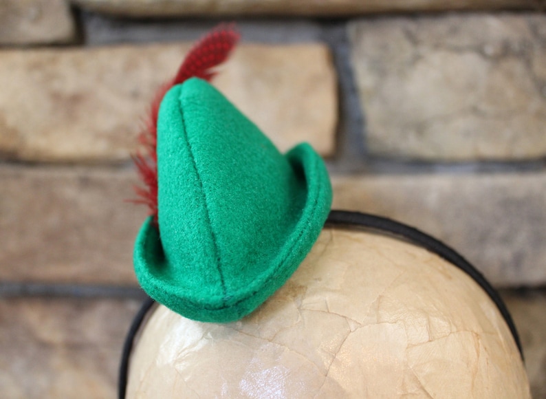Peter Pan Mini Hat, Peter Pan Shadow Headband,disney Hat, Robbin Hood ...