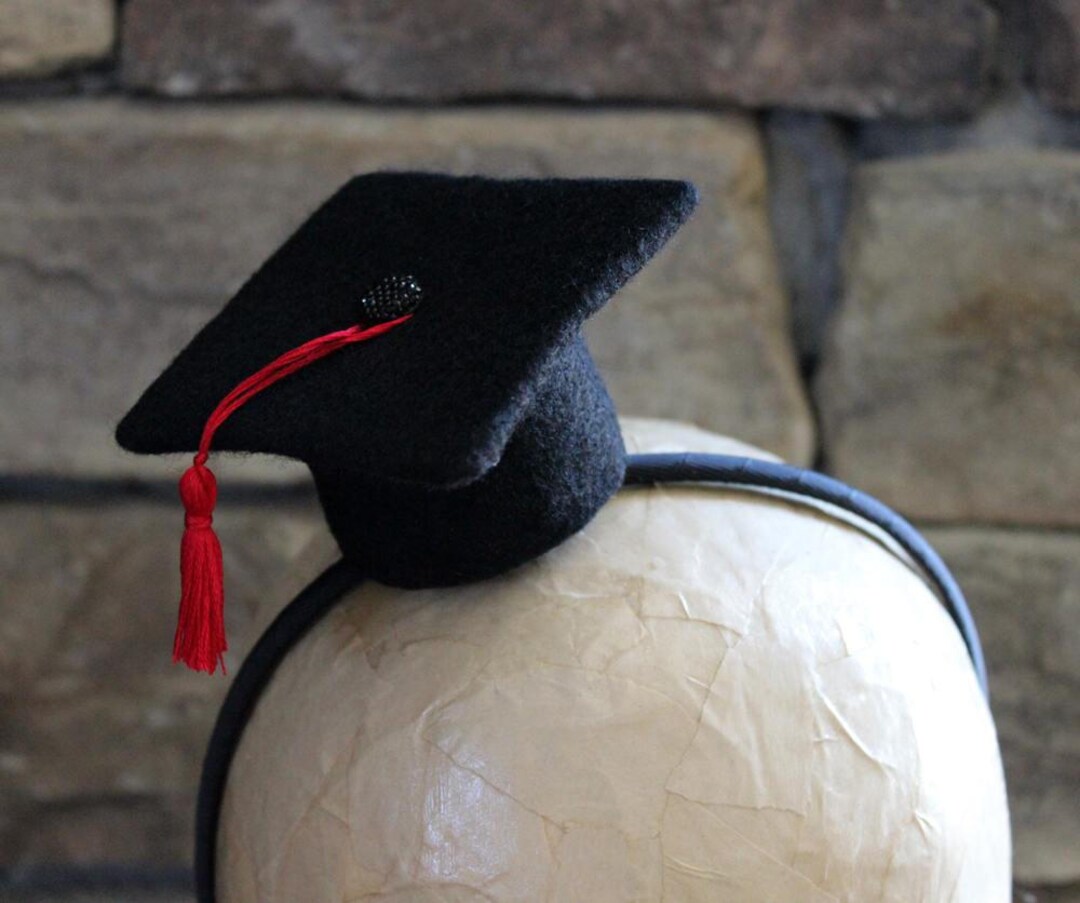 Mini Graduation Cap Headband: Felt Grad Party Photo Prop - Etsy