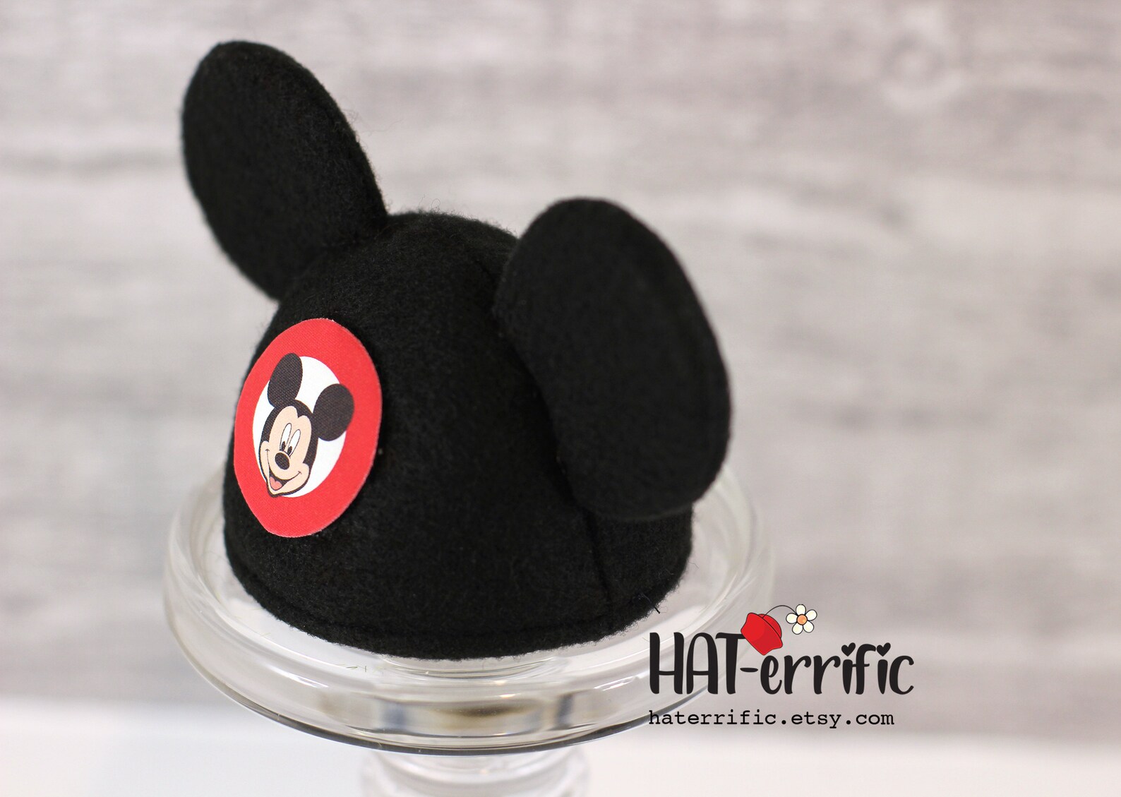 Mouseketeer Black Mickey Ears Mini Hat, Mickey Mouse Club, Vintage ...