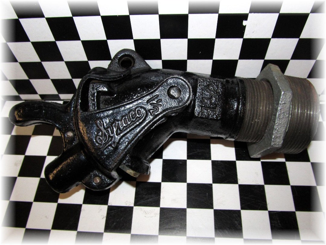 Vintage Syraco Cast Iron Faucet - Syracuse Stamping Co. - 1-1/2 Inch - Etsy