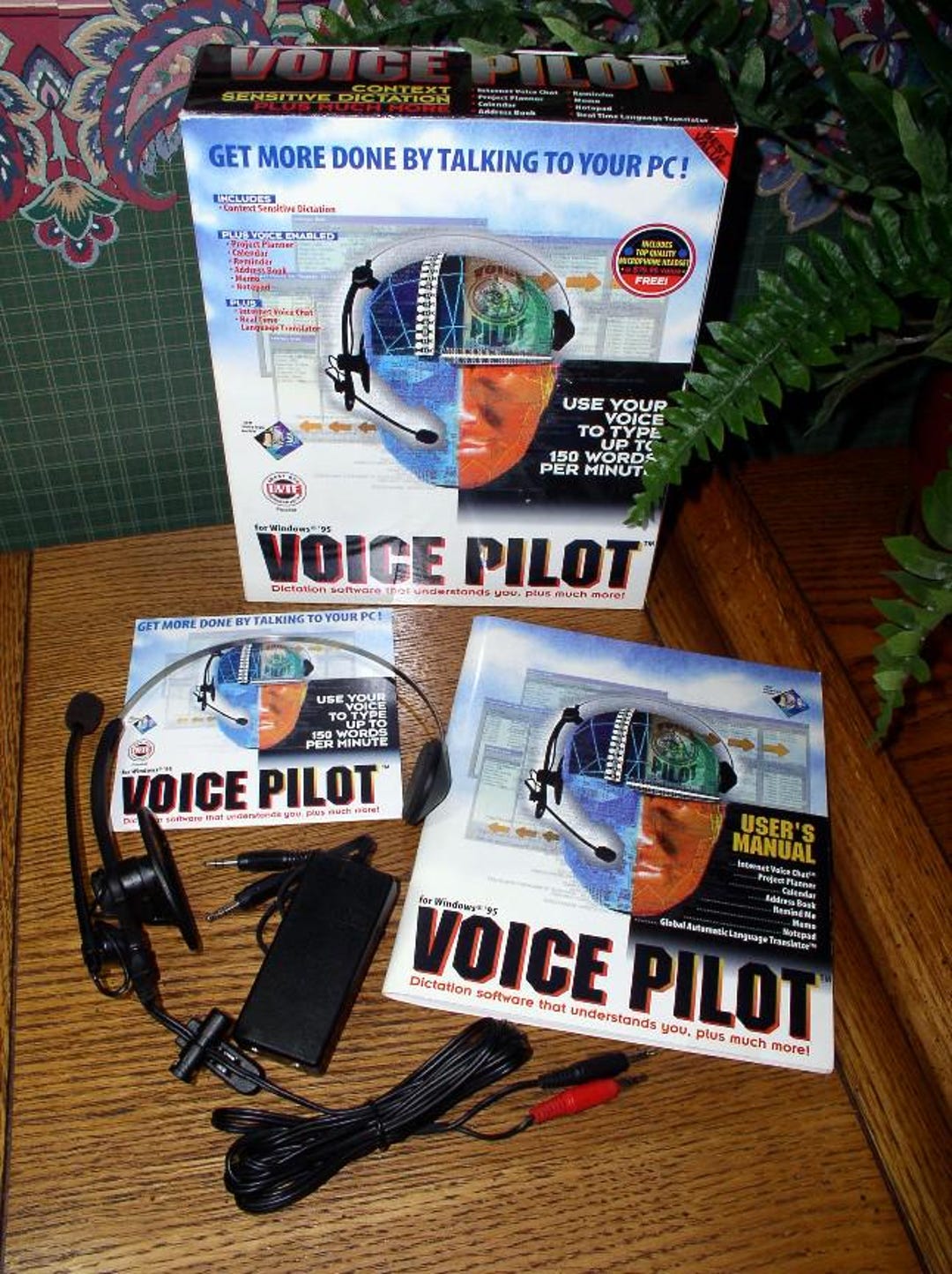 Vintage Voice Pilot Dictation Software: IBM Tech, Windows 95 ...
