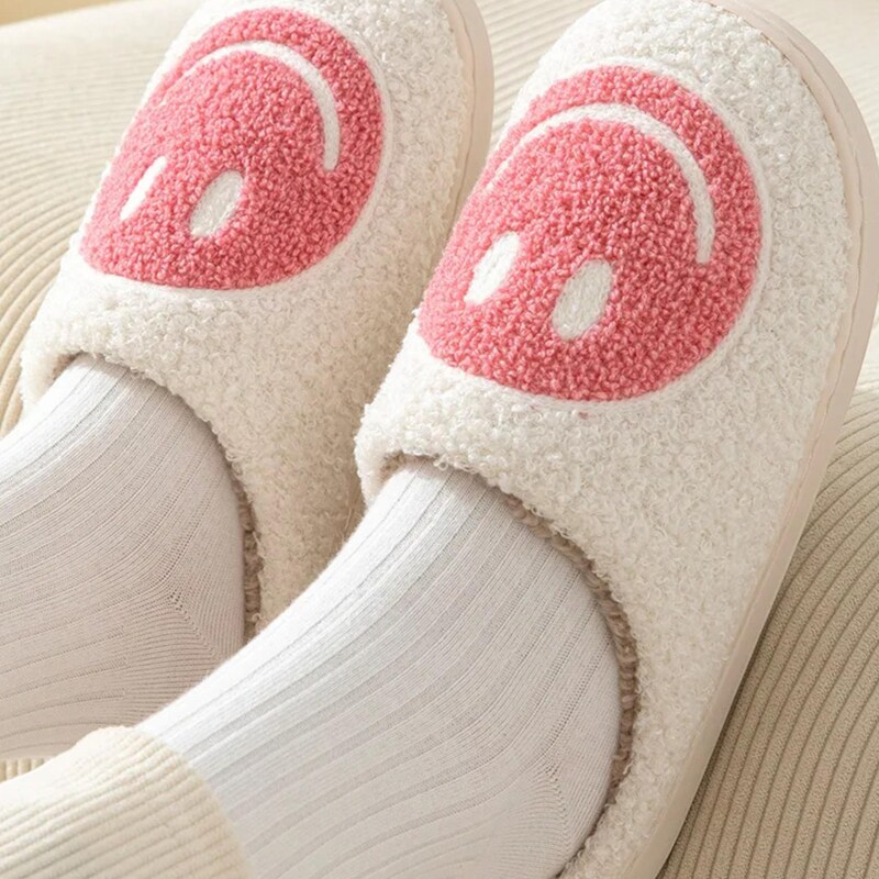 Smiley Face Slippers - Etsy