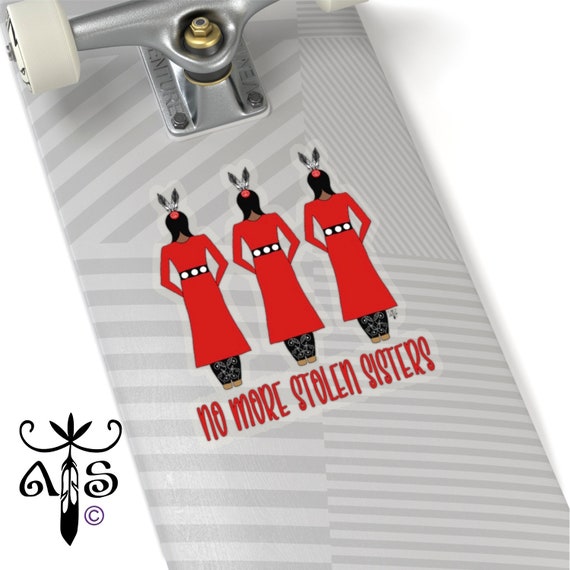 Red Dress Sticker. 3 Ladies in Red Dresses. MMIW Awareness - Etsy