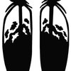 Decal. Wabanaki Double Curve Decal. Northeastern Woodland. Eastern ...