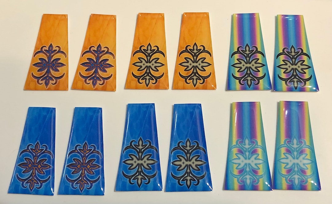 Trapezoid Shaped Epoxy Cabochons of Northeastern Woodland Designs ...