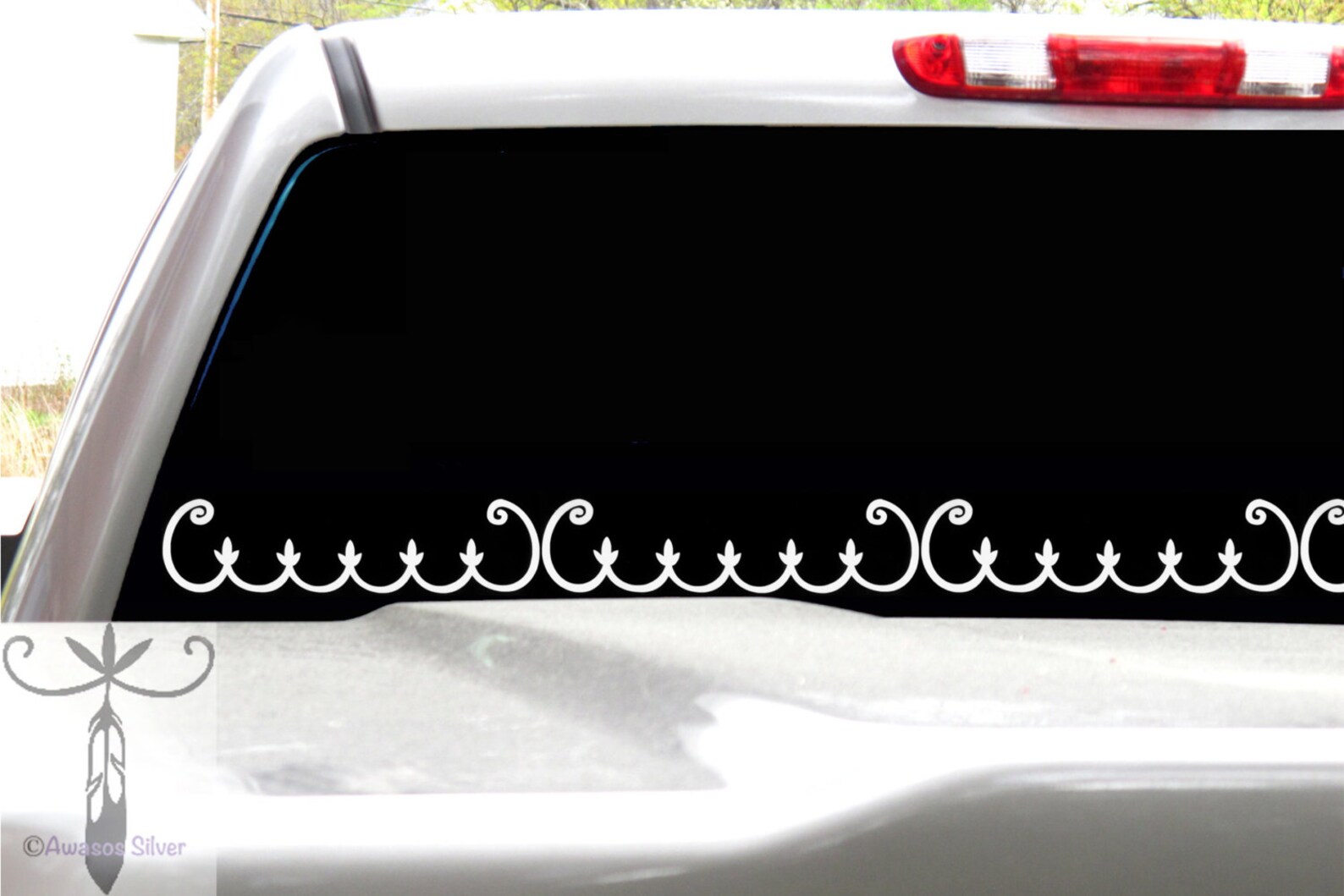 Decal. Wabanaki Double Curve Decal. Northeastern Woodland. Eastern ...